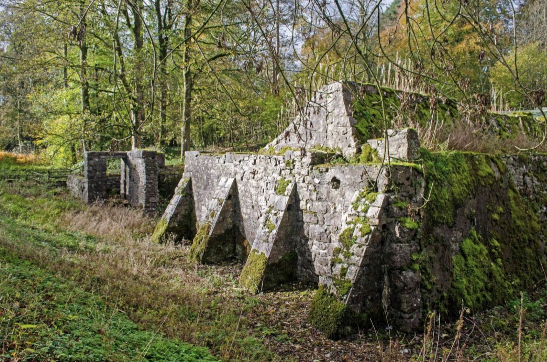 Walk: Bridge Over River Kent to Old Gunpowder Factory - Low Sizergh Barn